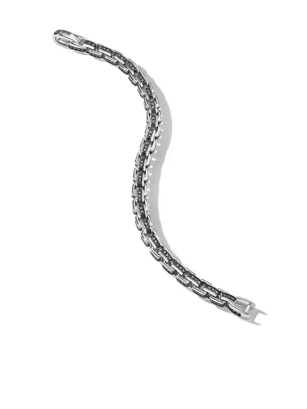David Yurman Sterling Box Chain Bracelet - Silver