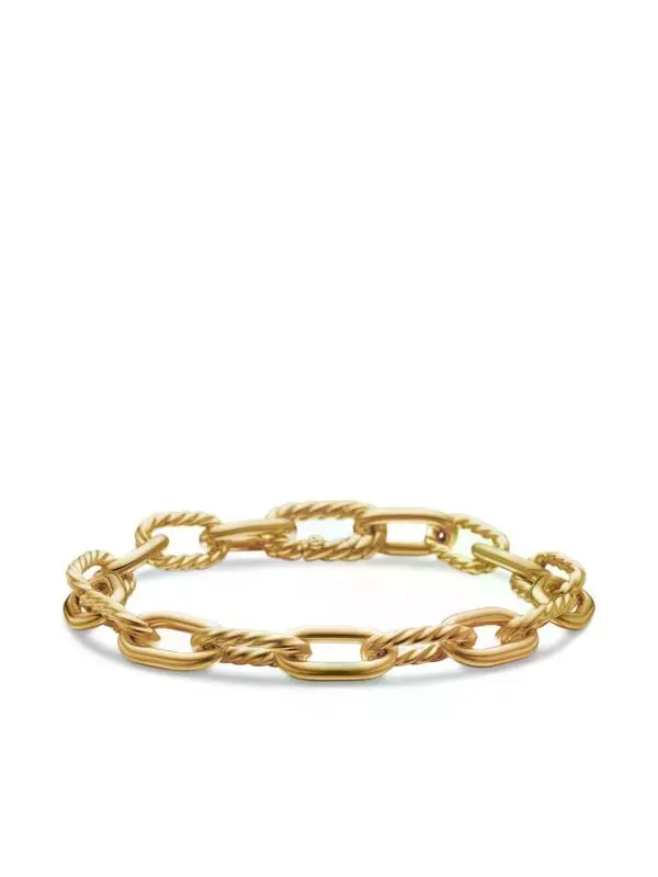 David Yurman 18kt Yellow Dy Madison Chain Bracelet - Gold