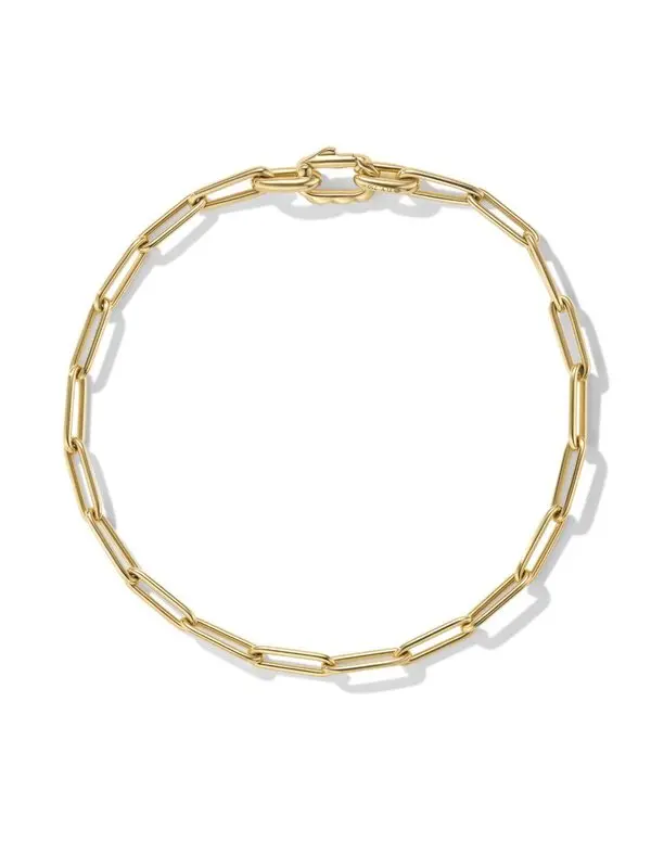 David Yurman 18kt Yellow Chain Link Bracelet - Gold