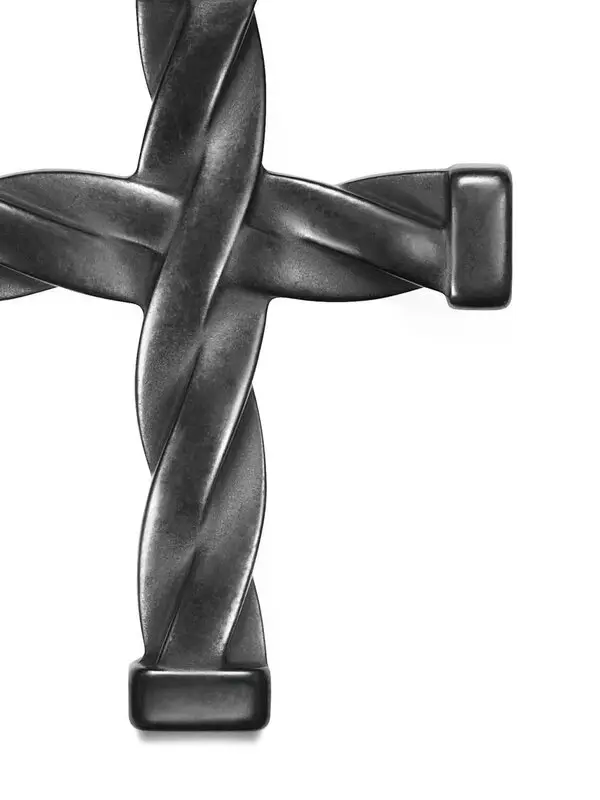 David Yurman Dy Helios Cross Pendant - Black