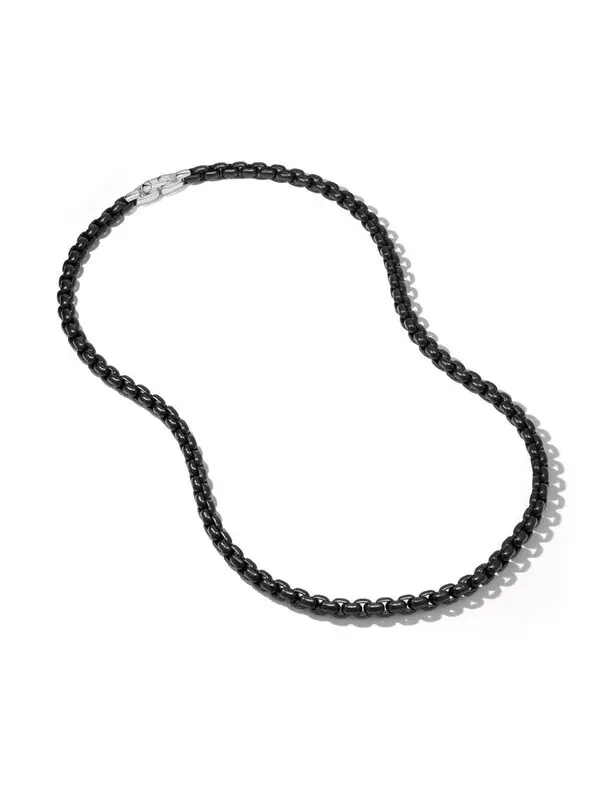David Yurman Sterling Box Chain Necklace - Silver
