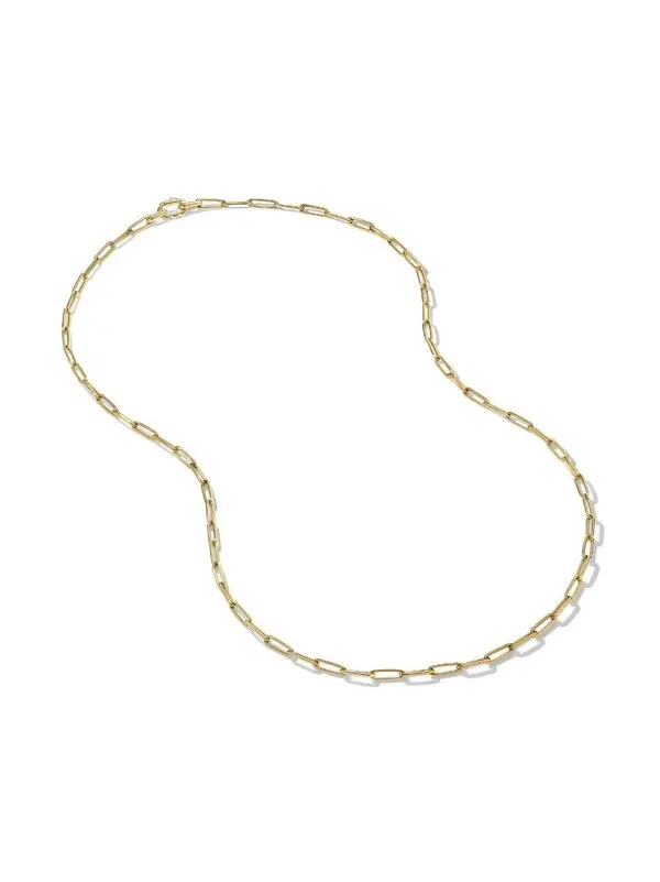 David Yurman 18kt Yellow Chain Link Necklace