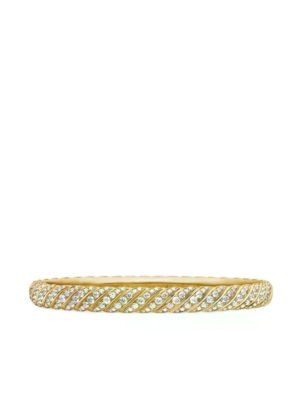David Yurman 18kt Yellow Diamond Bracelet - Gold