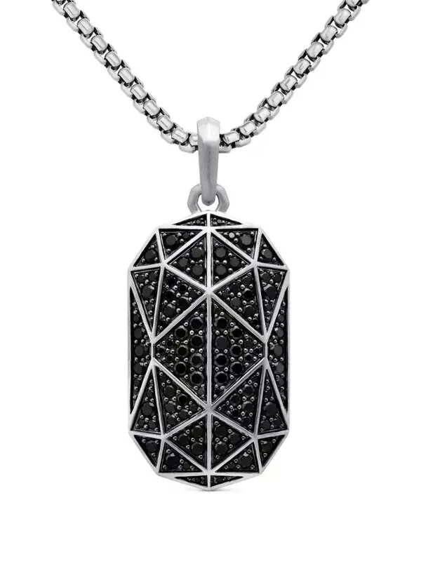 David Yurman Sterling Faceted Amulet - Silver