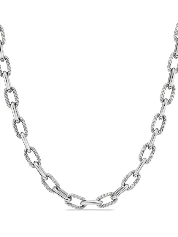 David Yurman Sterling Dy Madison Chain Necklace - Silver