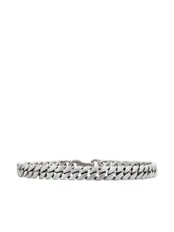 David Yurman Sterling Curb Chain Bracelet - Silver
