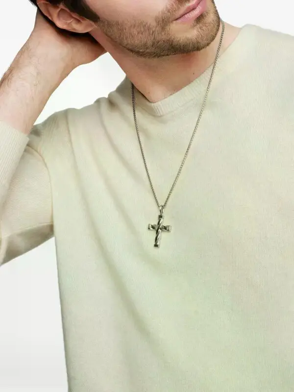 David Yurman Dy Helios Cross Pendant - Silver