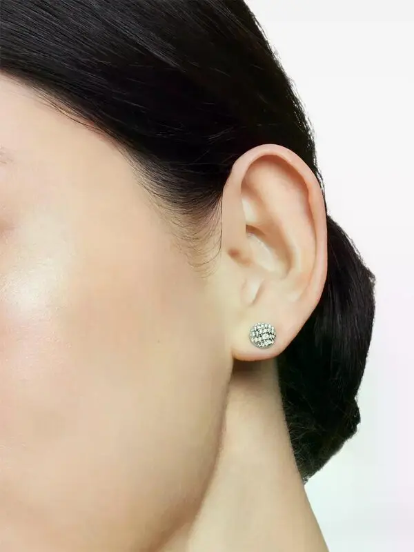 David Yurman Sculpted Cable Diamond Earrings - Silver