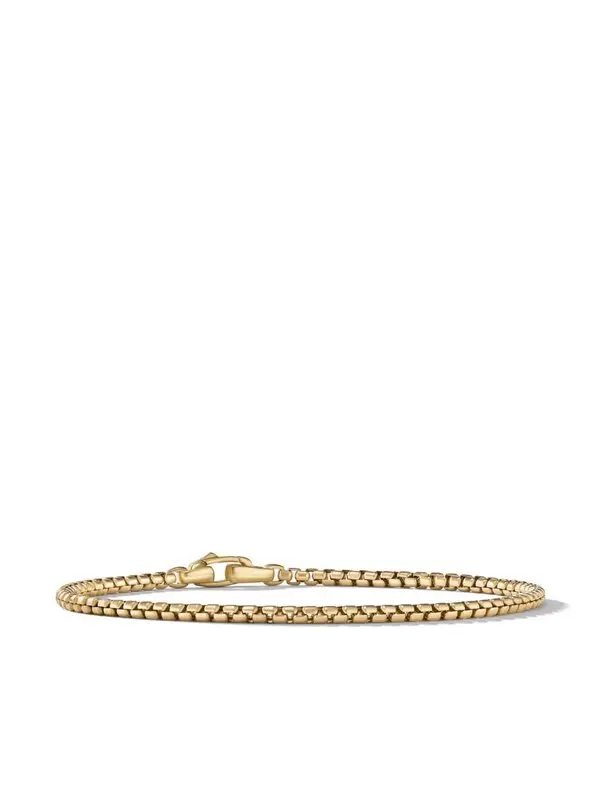 David Yurman 18kt Yellow Box Chain Bracelet - Gold