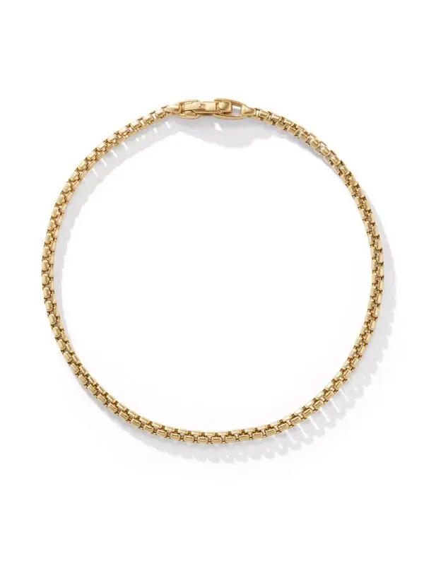 David Yurman 18kt Yellow Box Chain Bracelet