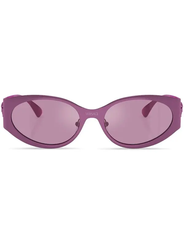 Versace Medusa Oval Sunglasses - Pink
