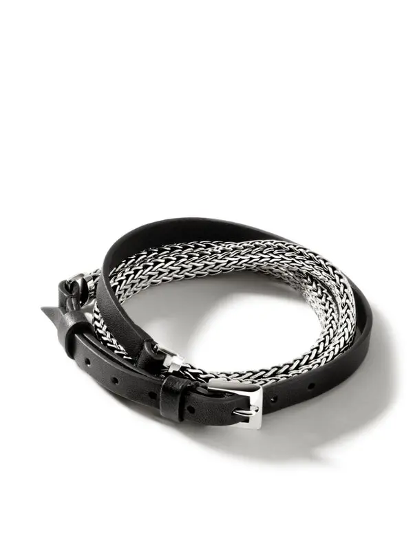 John Hardy Sterling Icon Wrap Bracelet - Silver