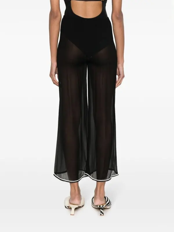 BODE Juana Sheer Silk Trousers