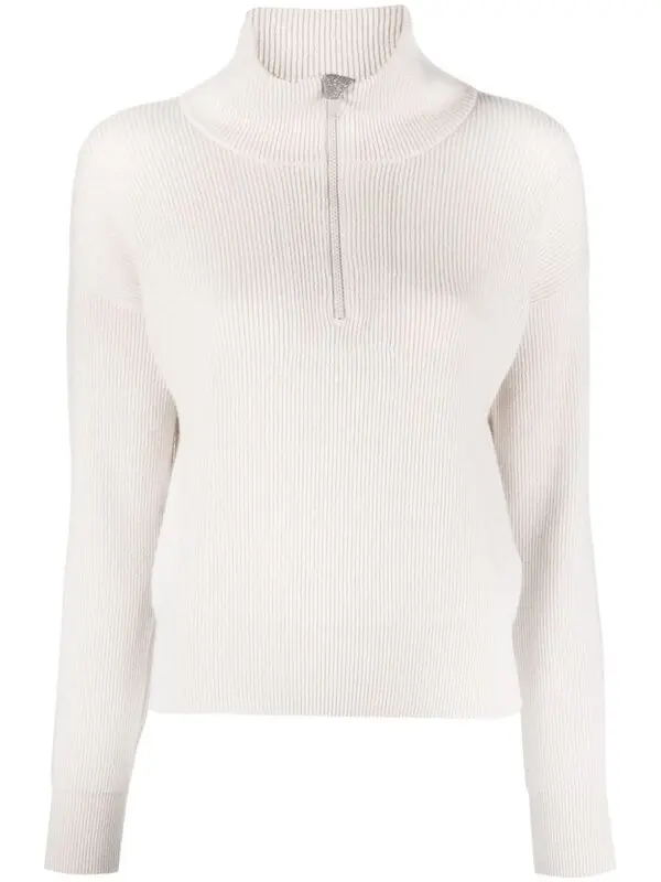 Brunello Cucinelli Half-zip Jumper