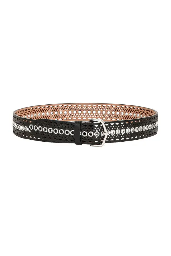 Alaïa Vienne Leather Belt - Noir