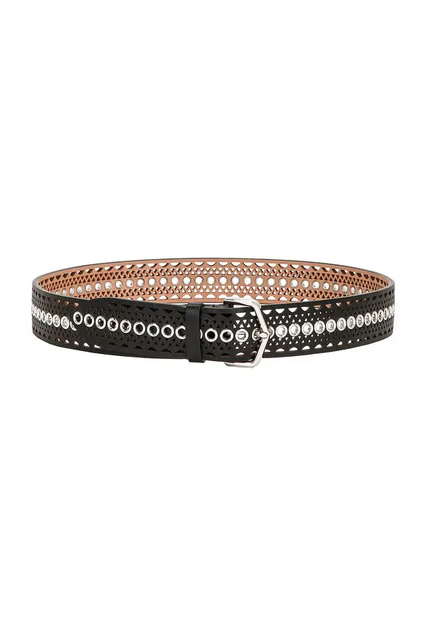Alaïa Vienne Leather Belt - Noir