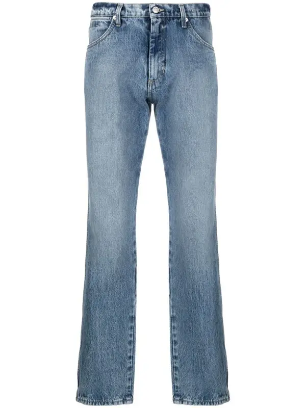 Bally Straight-leg Jeans With Logo Patch
