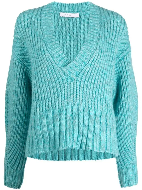 IRO PARIS Ewenn Chunky-knit Cropped Jumper
