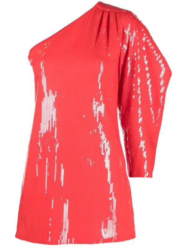 Zadig&Voltaire Roely Sequin-embellished One-shoulder Dress