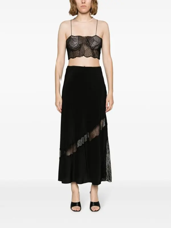 Zadig&Voltaire Jayal Silk Midi Skirt