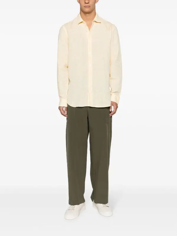 Orlebar Brown Giles Long-sleeve Linen Shirt