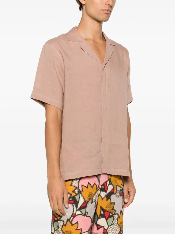Orlebar Brown Maitan Linen Shirt - Pink
