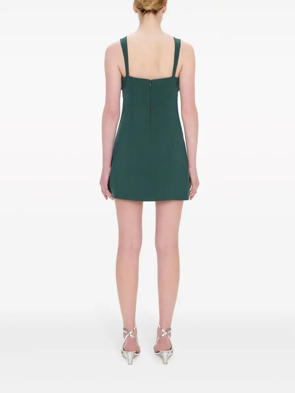 Simkhai Embellished Square Neck Mini Dress