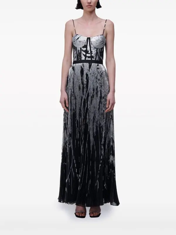 Simkhai Brielle Pleated Gown