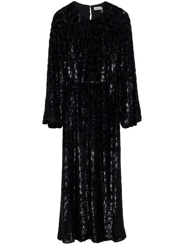Simkhai Odina Lace-detail Dress - Black