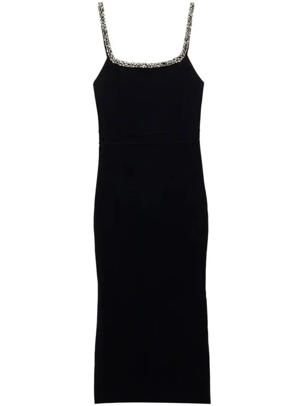 Simkhai Marci Crystal-embellished Dress - Black