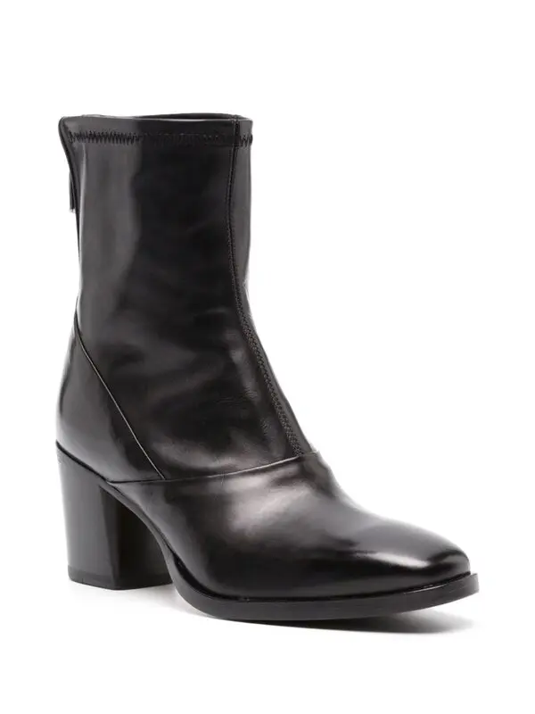 ALBERTO FASCIANI Ursula 70mm Leather Ankle Boots