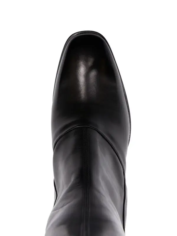 ALBERTO FASCIANI Ursula 70mm Leather Ankle Boots