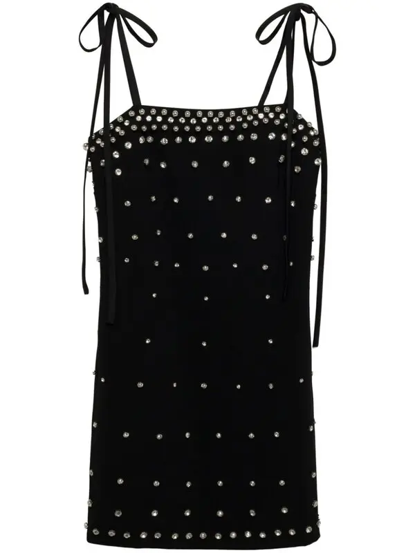 Simkhai Fayette Crystal-embellished Minidress - Black