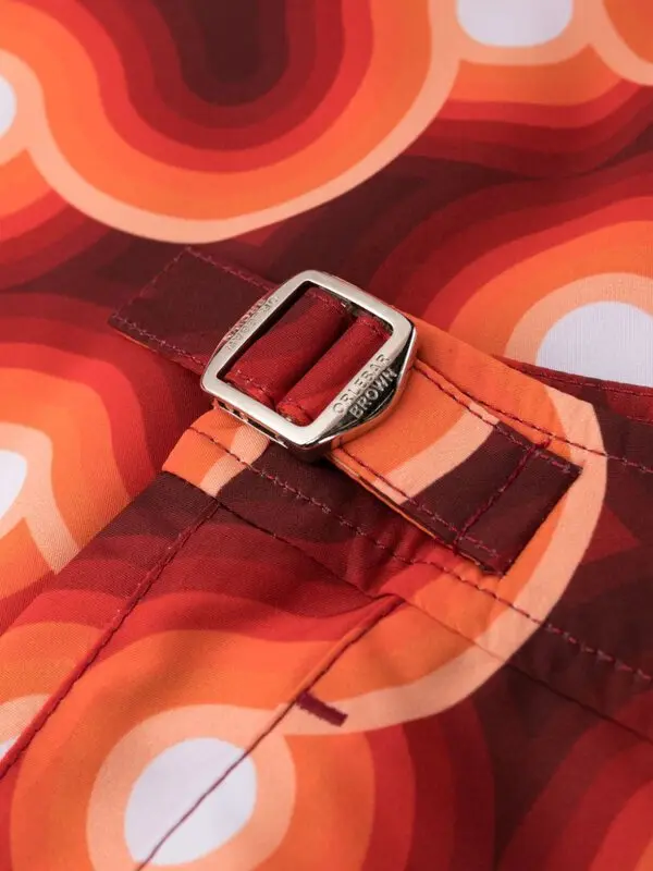 Orlebar Brown Geometric-pattern Swim Shorts