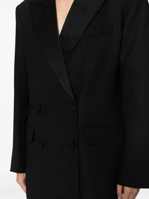David Koma Double-breasted Tuxedo Blazer