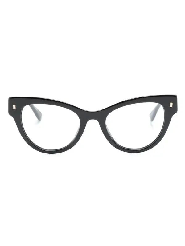 Dsquared2 Logo Cat-eye Glasses - Black