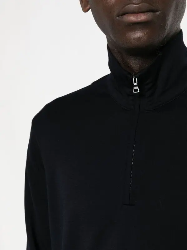 Orlebar Brown Half-zip Wool Jumper