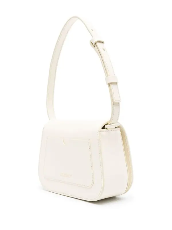 Off-White Binder Leather Shoulder Bag - Neutrals