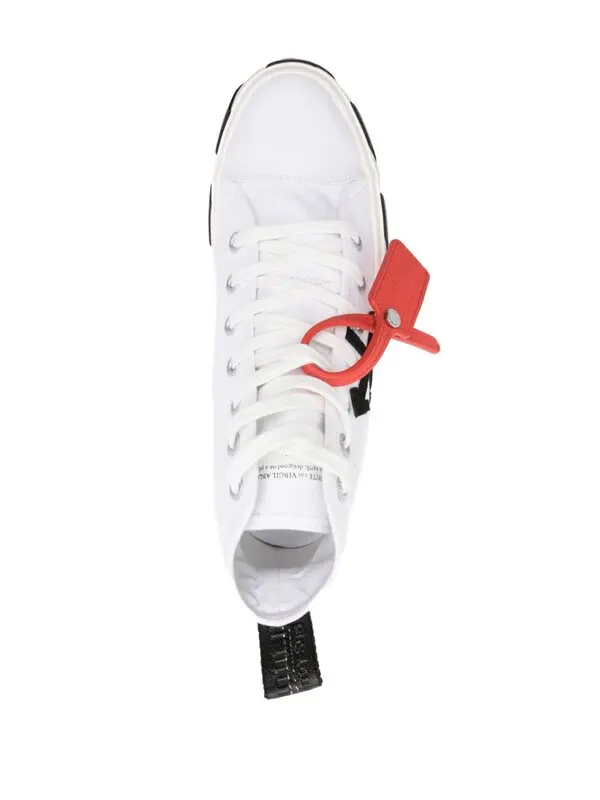 Off-White Vulcanized Canvas Sneakers