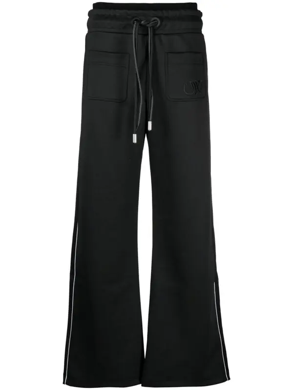 Off-White Elasticated-waist Cotton Track Pants