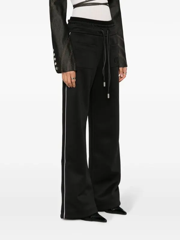 Off-White Elasticated-waist Cotton Track Pants