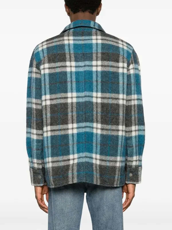 Alanui Check-pattern Virgin Wool-blend Shirt