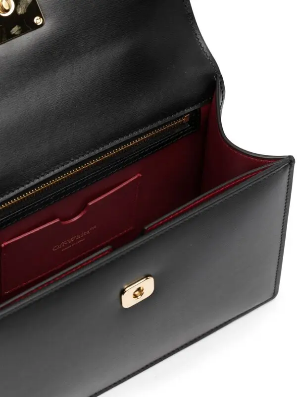 Off-White Jitney 2.8 Top Handle Bag - Black | Editorialist