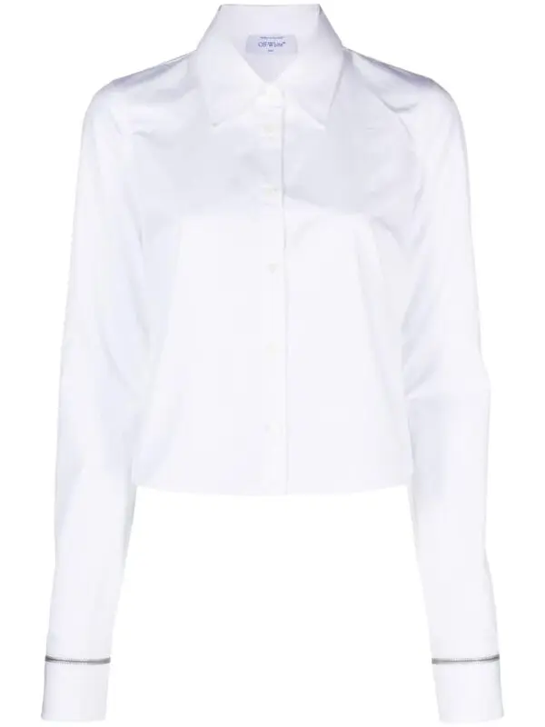 Off-White Pointed-collar Button-up Shirt