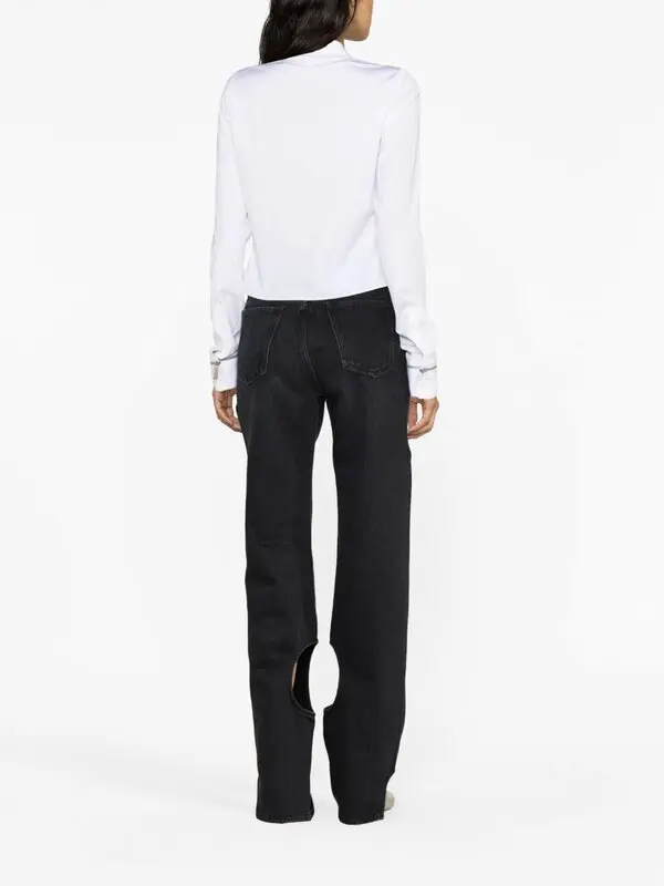 Off-White Pointed-collar Button-up Shirt