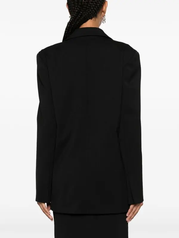 Off-White Peak-lapel Single-breasted Blazer