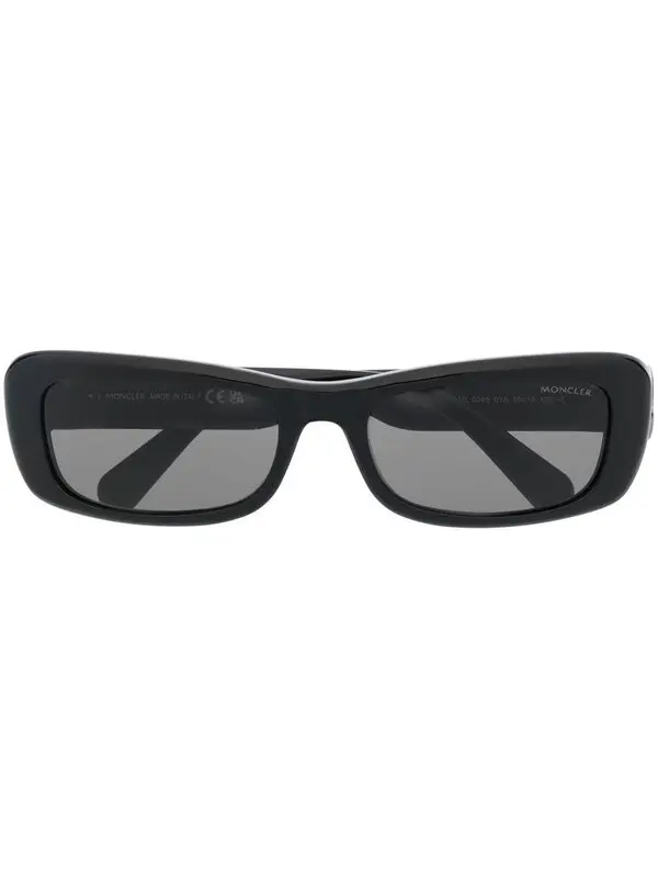 Moncler Minuit Rectangle-frame Sunglasses - Black
