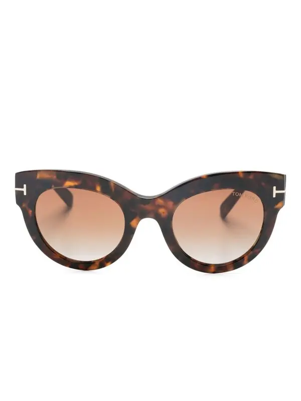 TOM FORD Lucilla Cat-eye Frame Sunglasses - Brown