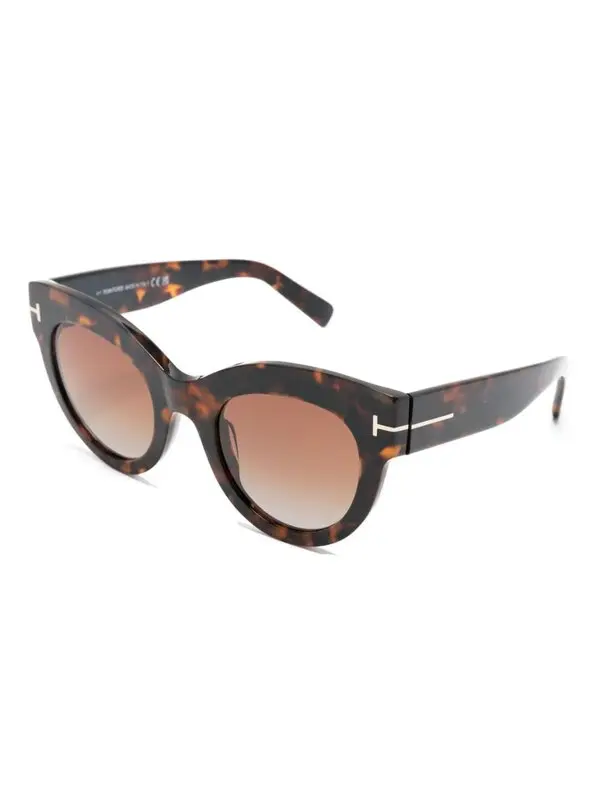 TOM FORD Lucilla Cat-eye Frame Sunglasses - Brown