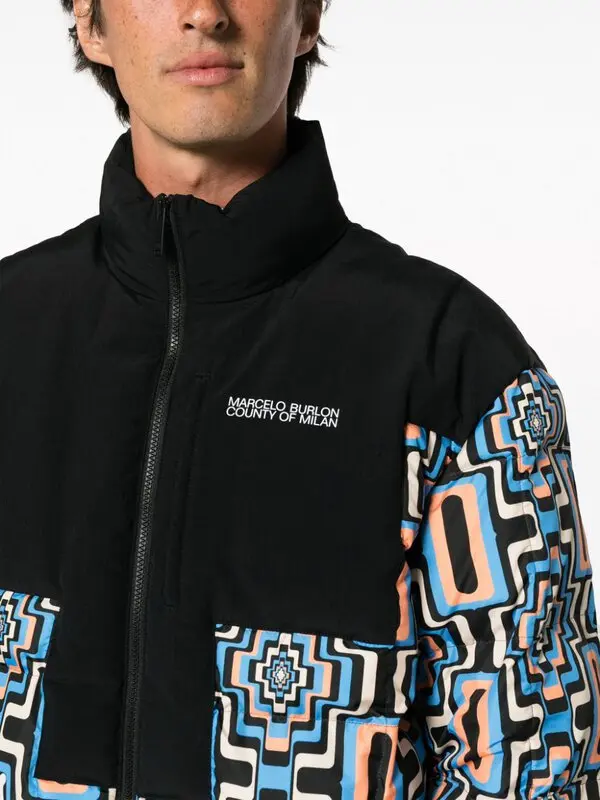 COUNTY OF MILAN Marcelo Burlon Quilted Puffer Jacket